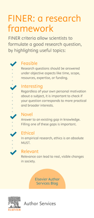 FINER: a Research Framework | Elsevier Language Services