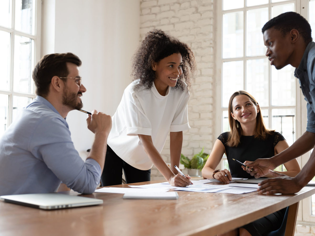Groups Of People Working Together